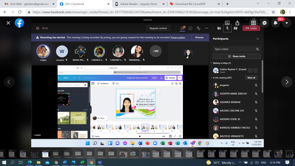 Orientation on Gender and Development Basic Concepts | Pangasinan State ...