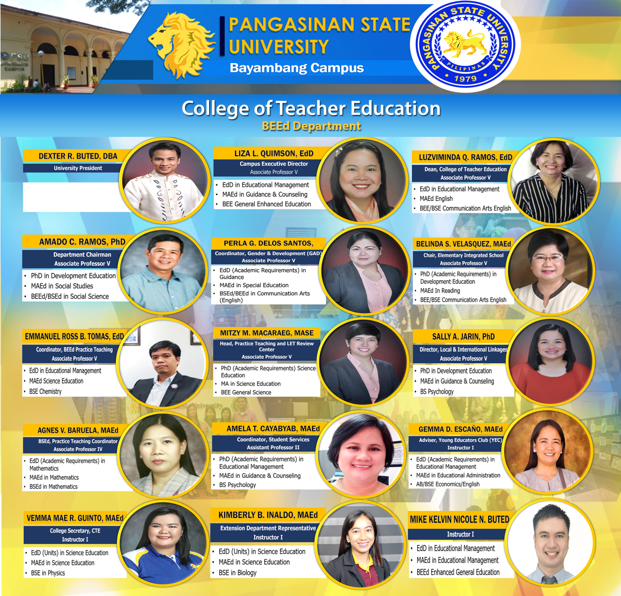 BEEd | Pangasinan State University Bayambang Campus